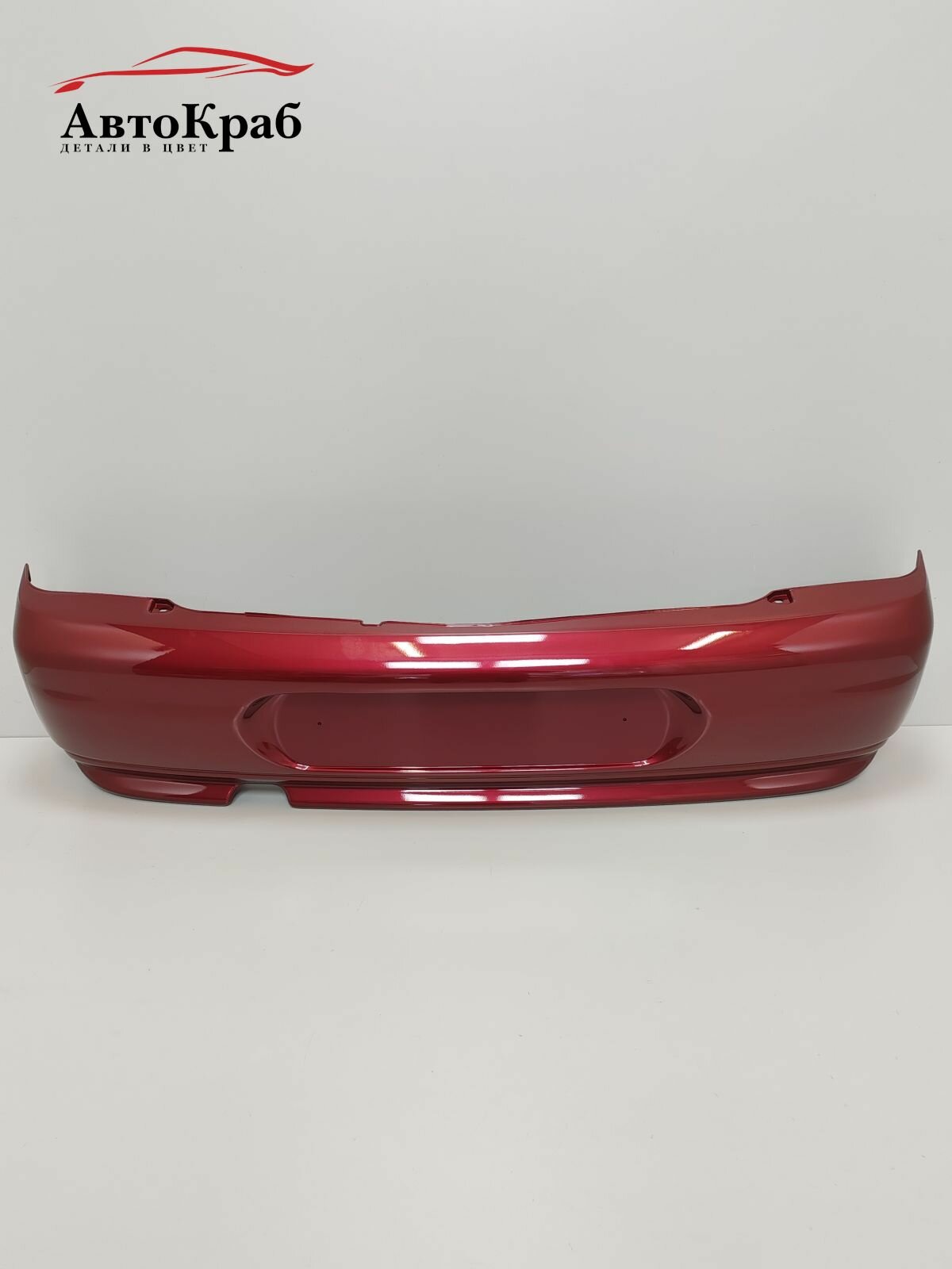 Бампер задний в цвет для ВАЗ 2110 105 - франкония, темно красный