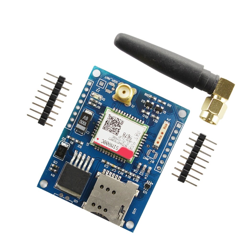 Плата модуля SIM800C, четырехдиапазонный модуль GSM/GPRS
