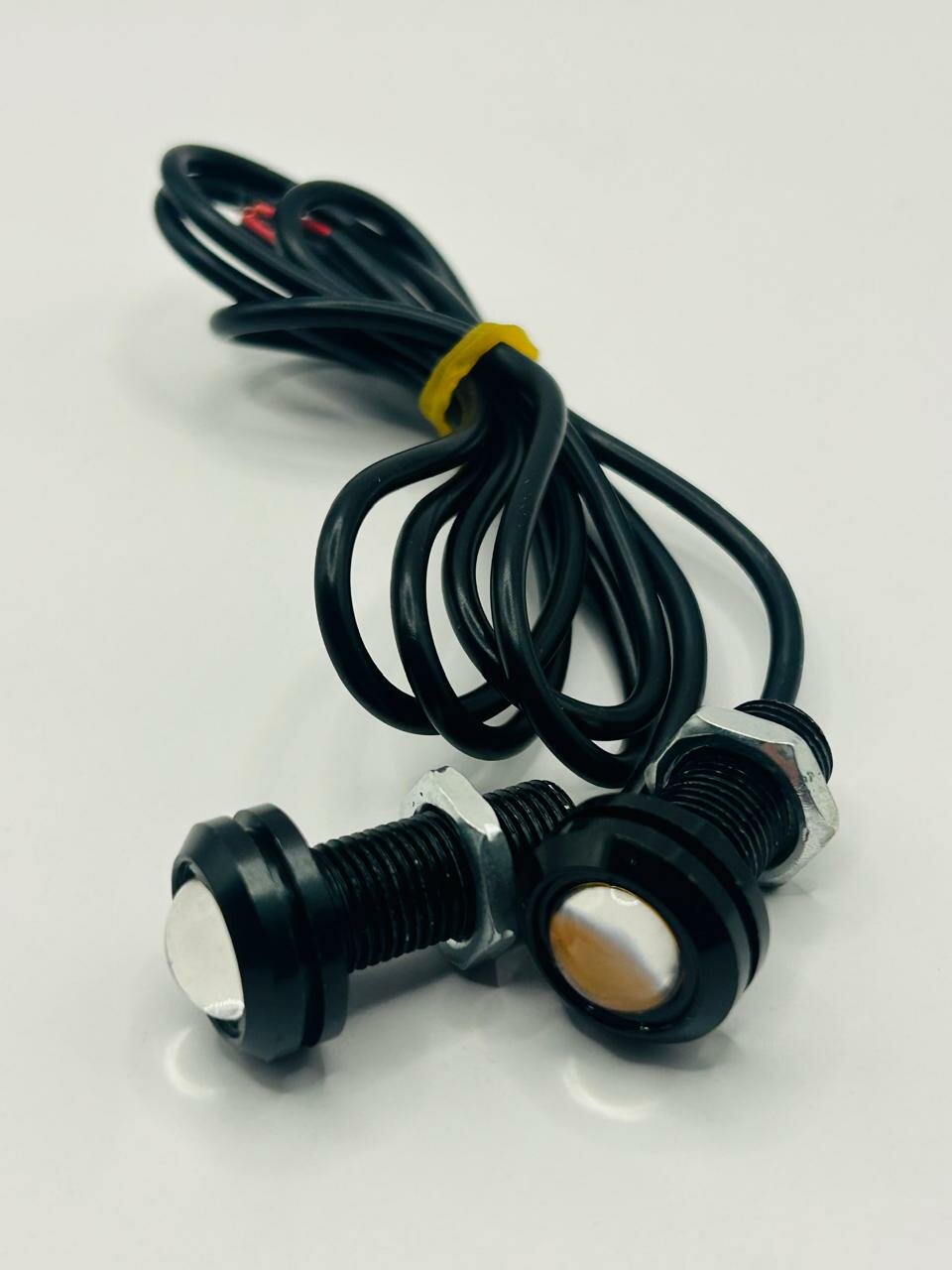 Универсальные ходовые огни (орлиный глаз) 18мм Желтый свет