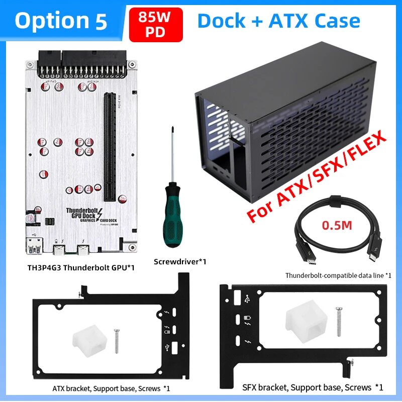 TH3P4G3 Док-станция для графической карты 5 85W Dock