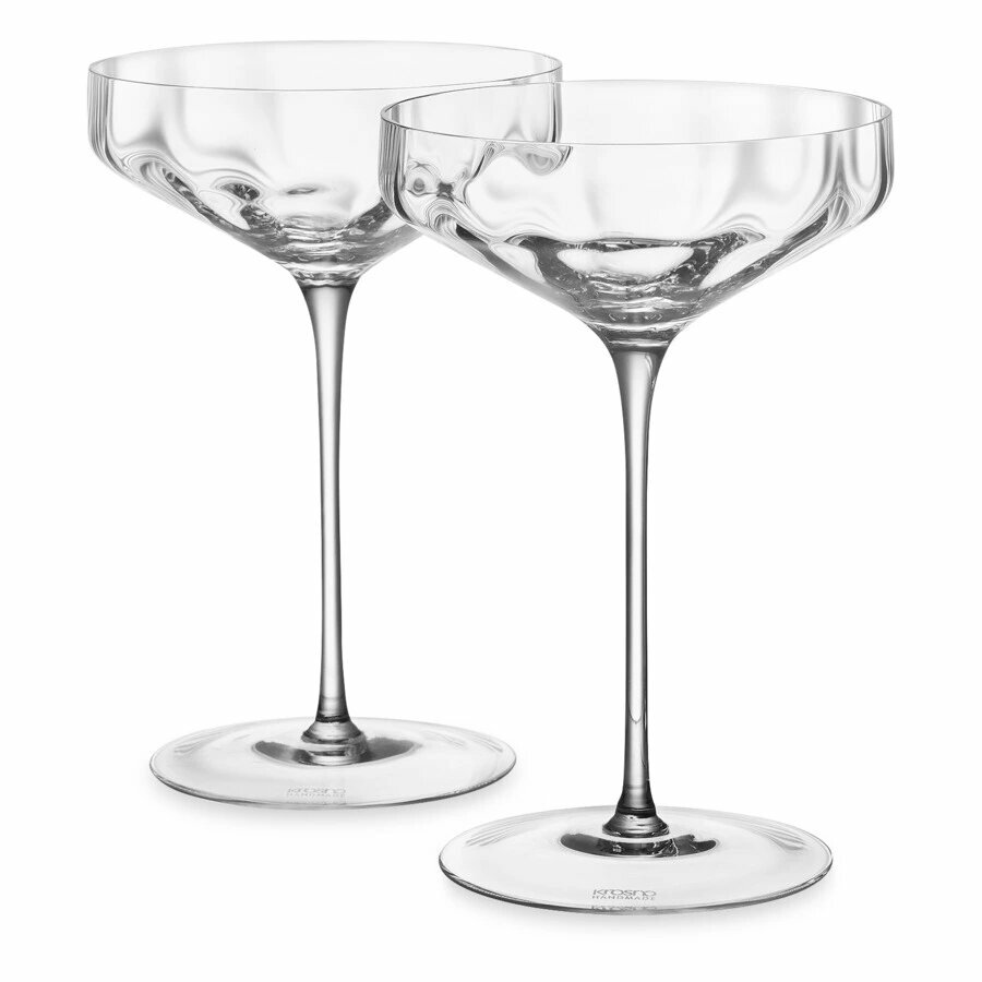 Набор креманок для шампанского Krosno Праздник 150 мл, 2 шт, стекло, п/к