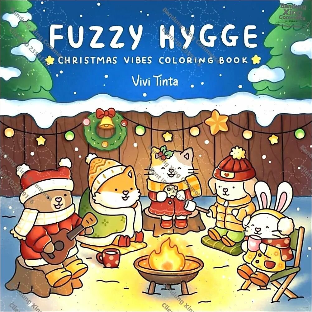 Раскраска антистресс для взрослых и подростков Coco Wyo -Fuzzy Hygge 26