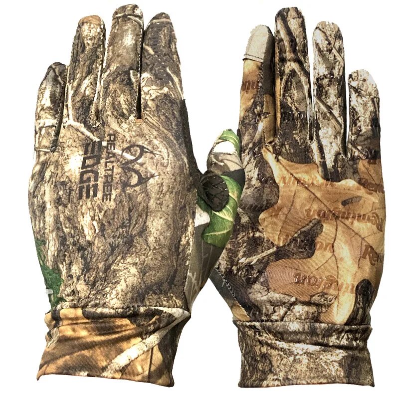 Камуфляжные тактические перчатки Hunting Gloves Camo 3, XL