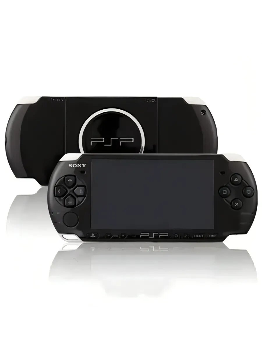 Портативная игровая консоль Sony PSP 3000, 128GB, комплект черный | 106 топовых крупных игр + 1000+ классических