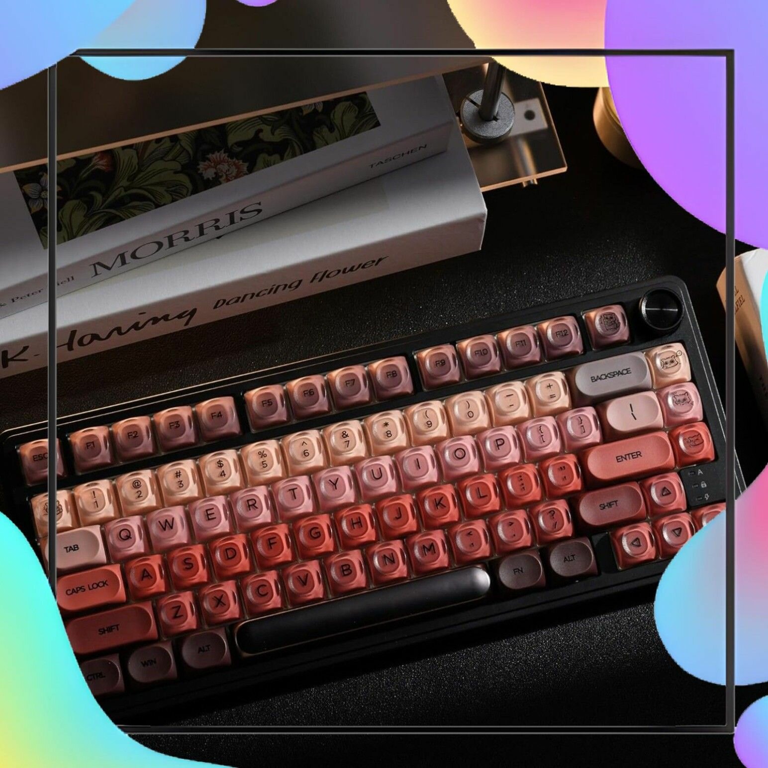 Кейкапы Demonak AK-01 HOA, для механической клавиатуры, PBT+PC, 132шт