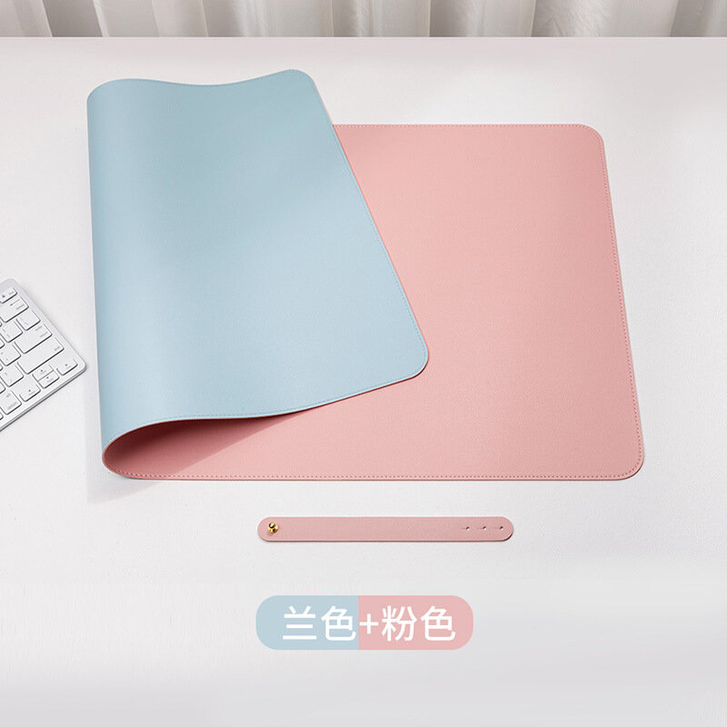 Офисный коврик для стола Extra Large, стандартный коврик для компьютера, большой водонепроницаемый кожаный коврик, письменный коврик с узором, цветной печатью и горячим тиснением логотипа