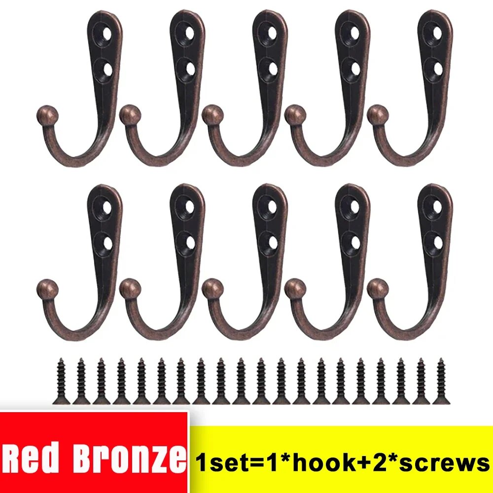 Крючки настенные Red Bronze, 6 шт.