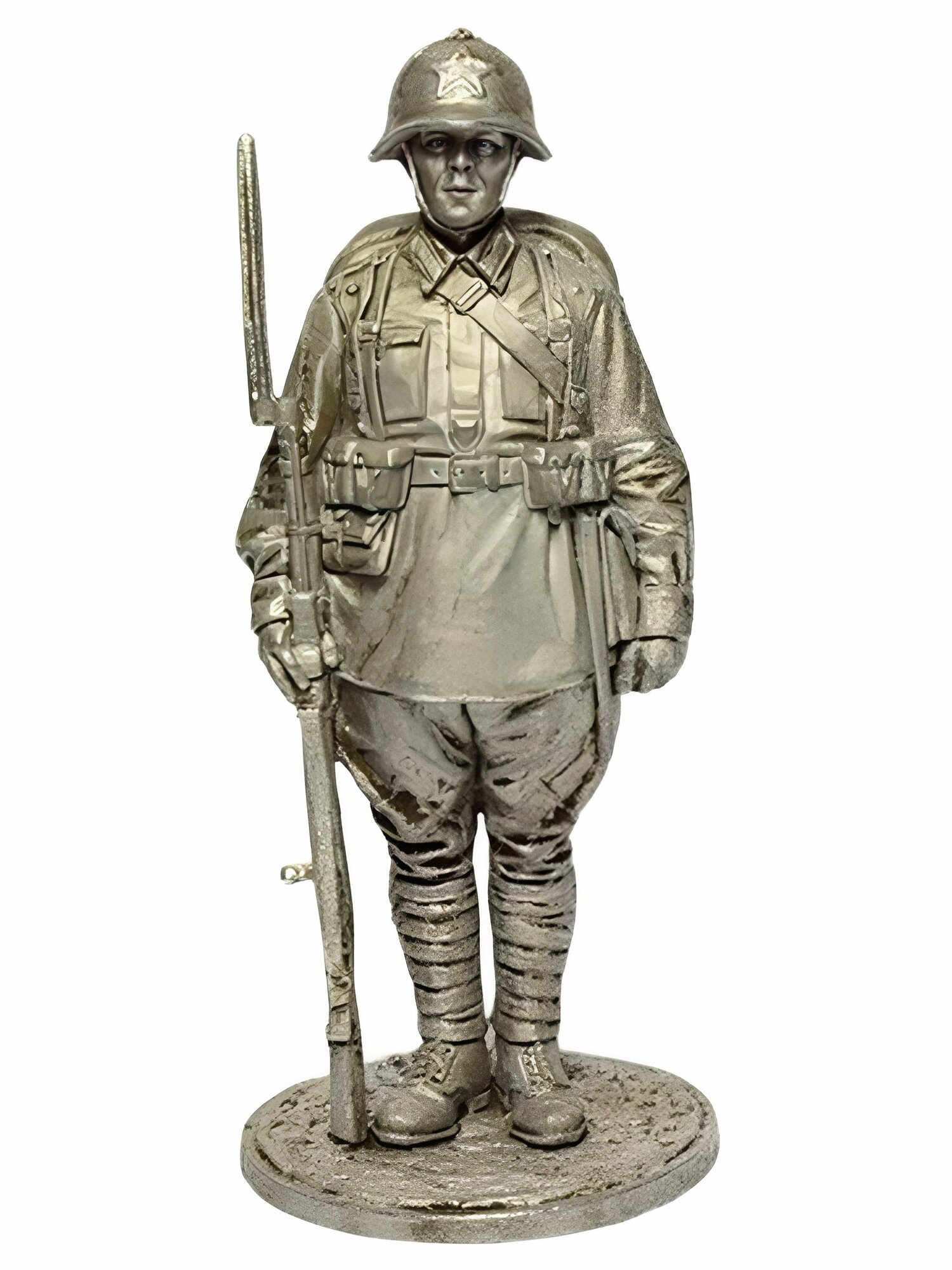 Оловянный солдатик фигурка Красноармеец пехоты РККА, 1939-41 гг. СССР Вторая мировая война