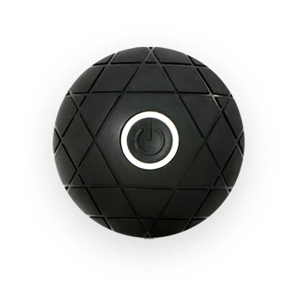 Электрический массажный мяч для йоги, USB-зарядный вибрирующий мяч для расслабления мышц, идеальное средство для расслабления шеи и талии