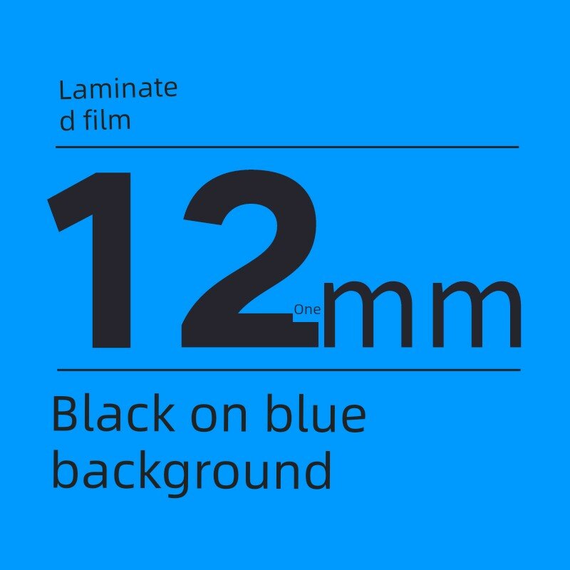 Лента PUTY подходит для этикеточных принтеров Brother, ламинированные ленты для принтеров этикеток 12 мм, 6, 9, 18, 36,