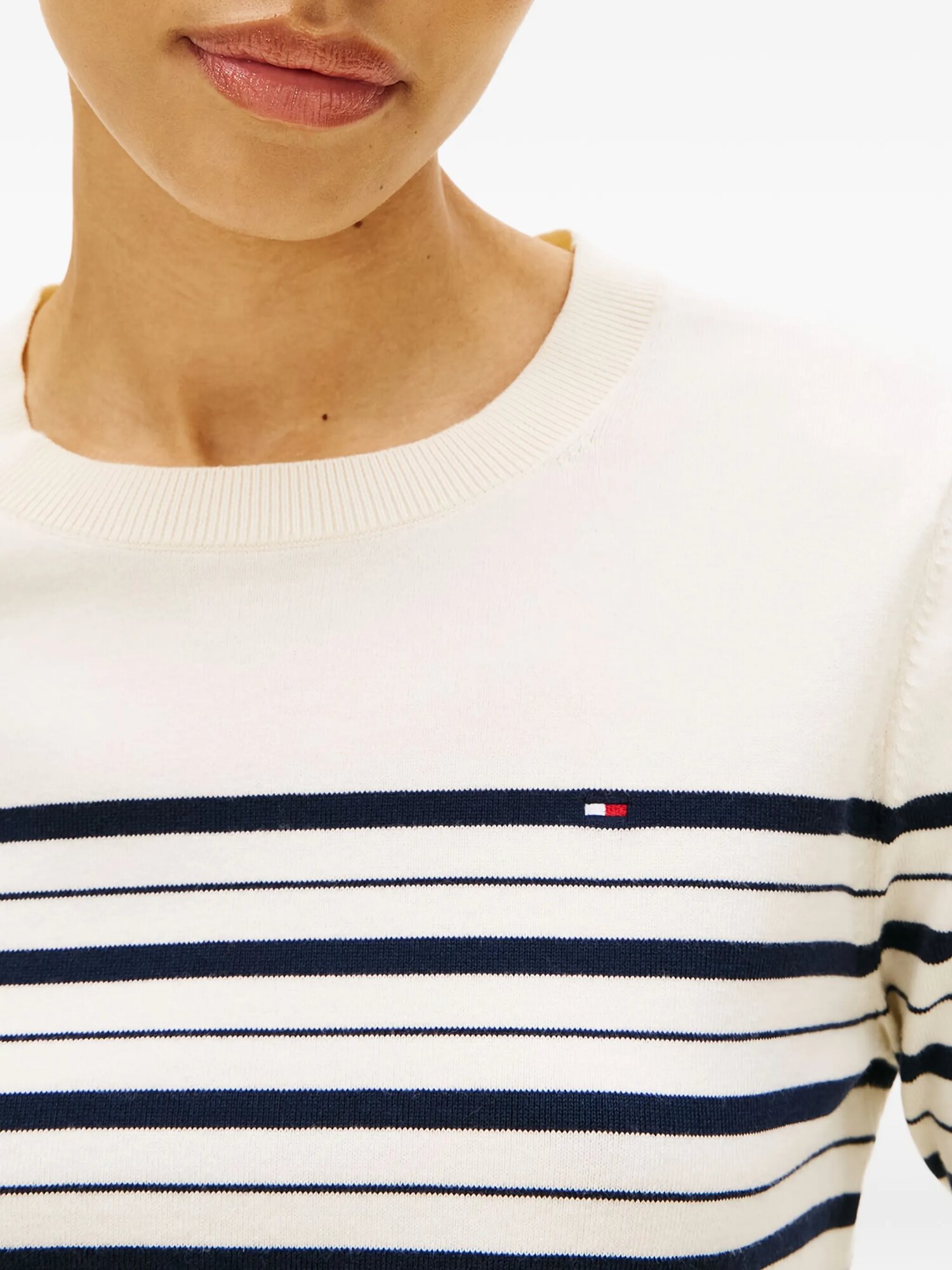 Свитер TOMMY HILFIGER, размер 42 EU, , разноцветный — фото 1