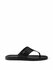 Босоножки Prada Woven leather thong sandals, размер 6 UK, black/black
