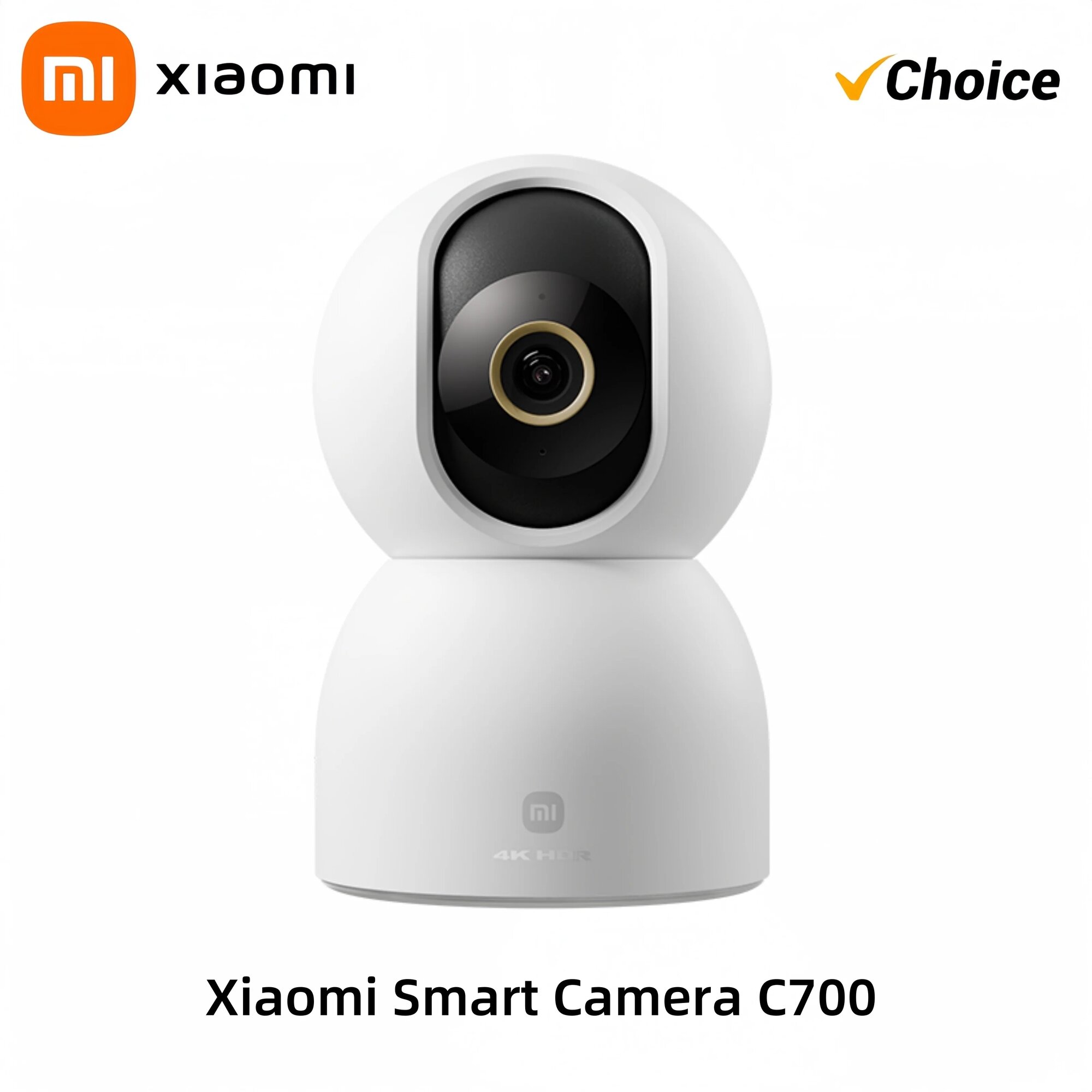 Умная камера видеонаблюдения Xiaomi Smart Camera C700, домашняя беспроводная камера для контроля помещения