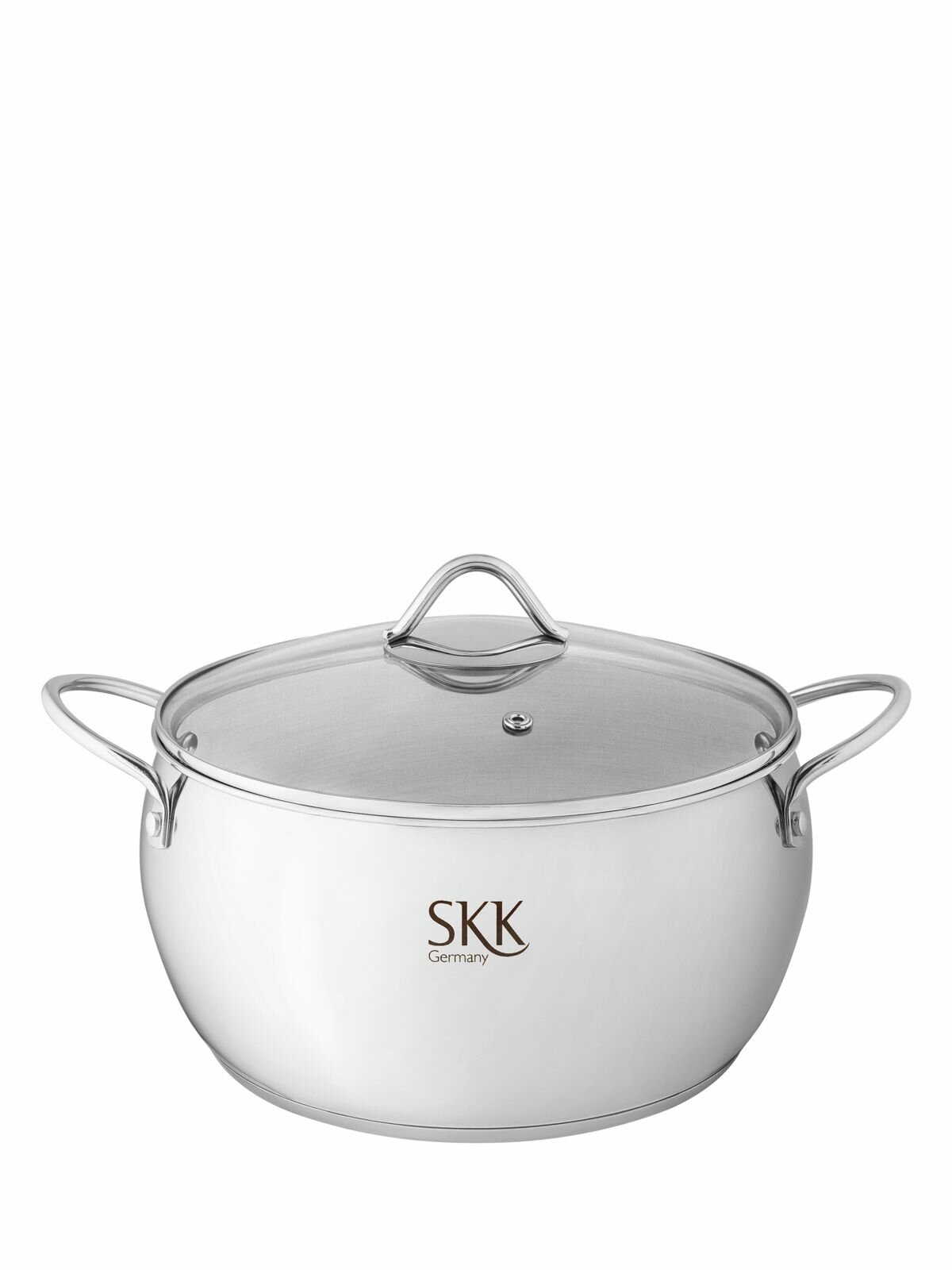 Кастрюля с крышкой SKK из нержавеющей стали, 3.5 л