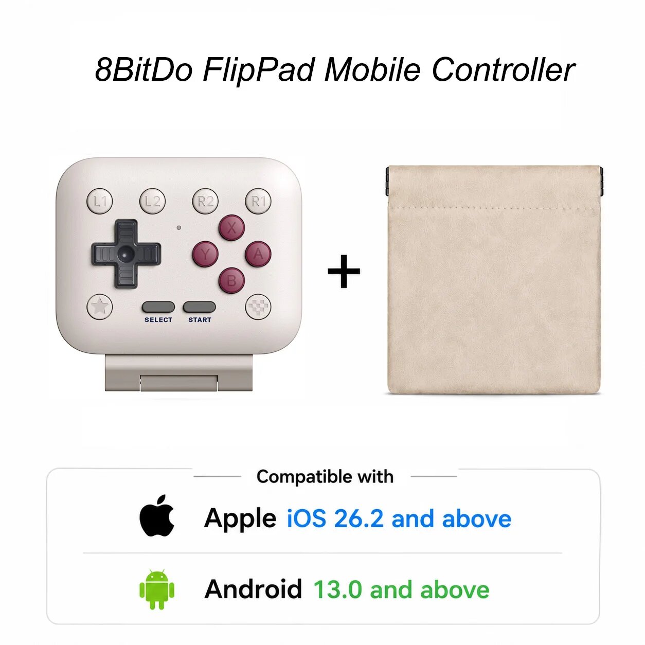 8BitDo FlipPad геймпад для iPhone и Android