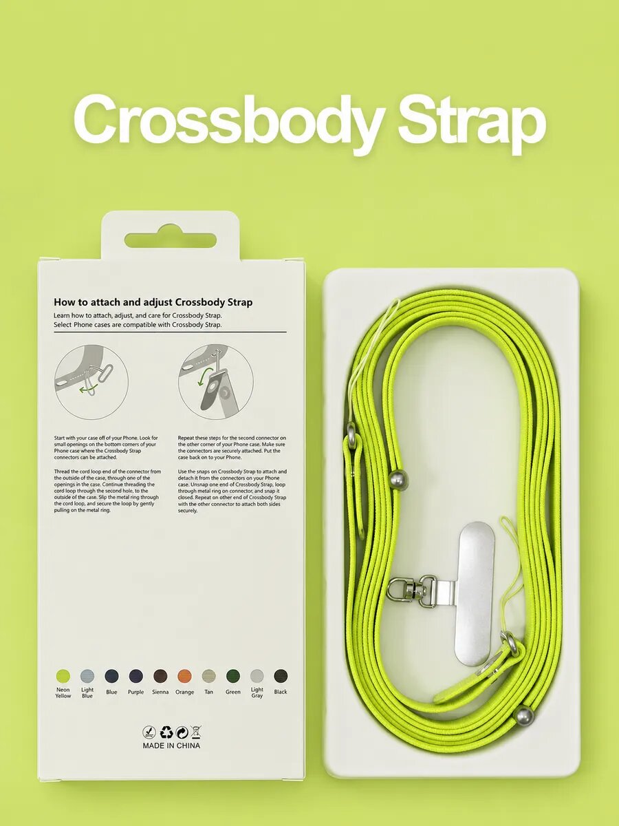 Ремешок через плечо Crossbody Strap Неоновый