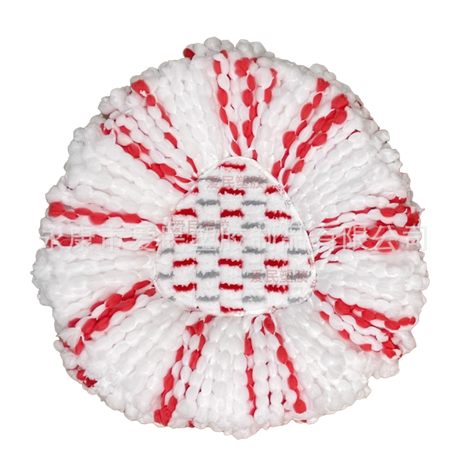 Насадка для швабры Aimin Plastic, треугольная, микрофибра, красная