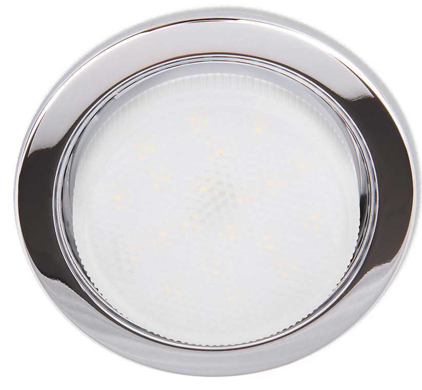 Светильник встраиваемый светодиодный точечный Jazzway / Джазвей PGX53 10639.6 IP20, размер 106х39мм хром глянцевый, 1016768 / потолочное освещение