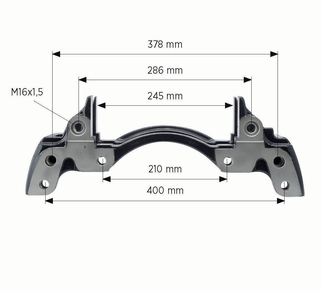 Р/к суппорта скоба дискового тормоза Knorr SM7 0810 10357 ANDAC