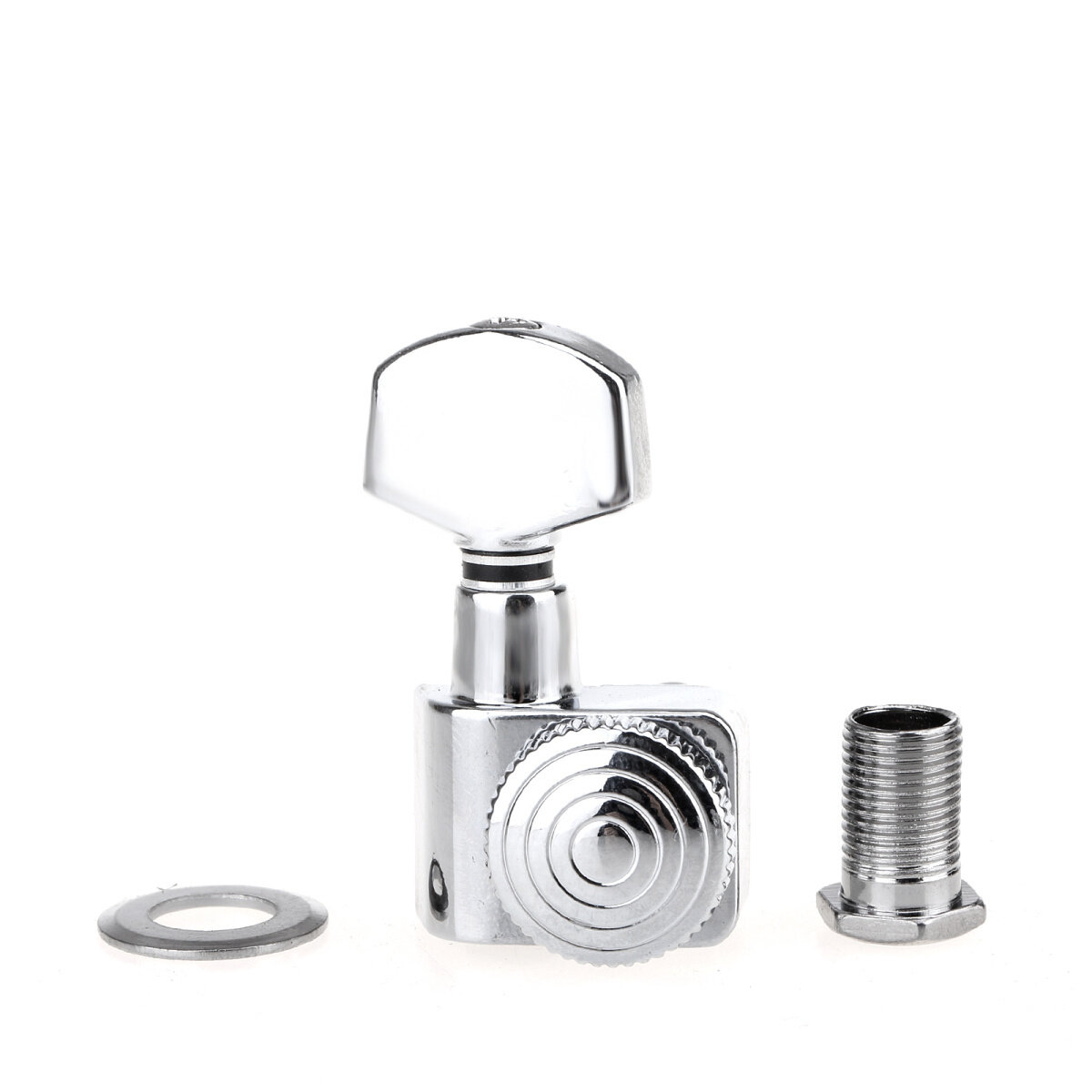 Колки 6 в линию, локовые Musiclily MX1720CR-6 Loking, хром