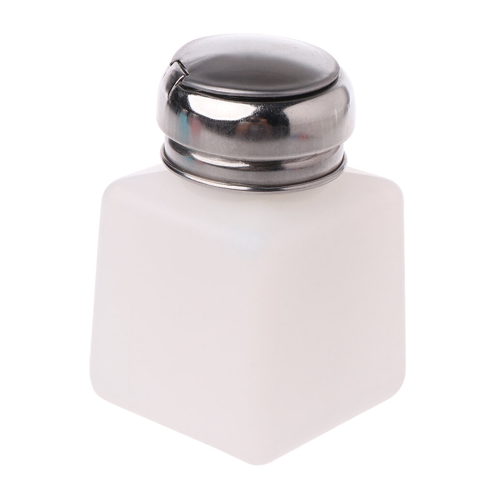 Антистатическая бутылка для алкоголя нажимного типа, 100 мл-белая