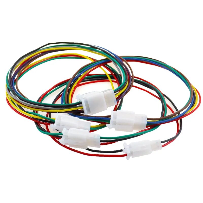 1 комплект, два, три и четыре провода, разъем для контроллера автомобильной ручки, модель 2,8, штекер и гнездо, штепсельная Вилка для мотоцикла Female Male, 3PIN