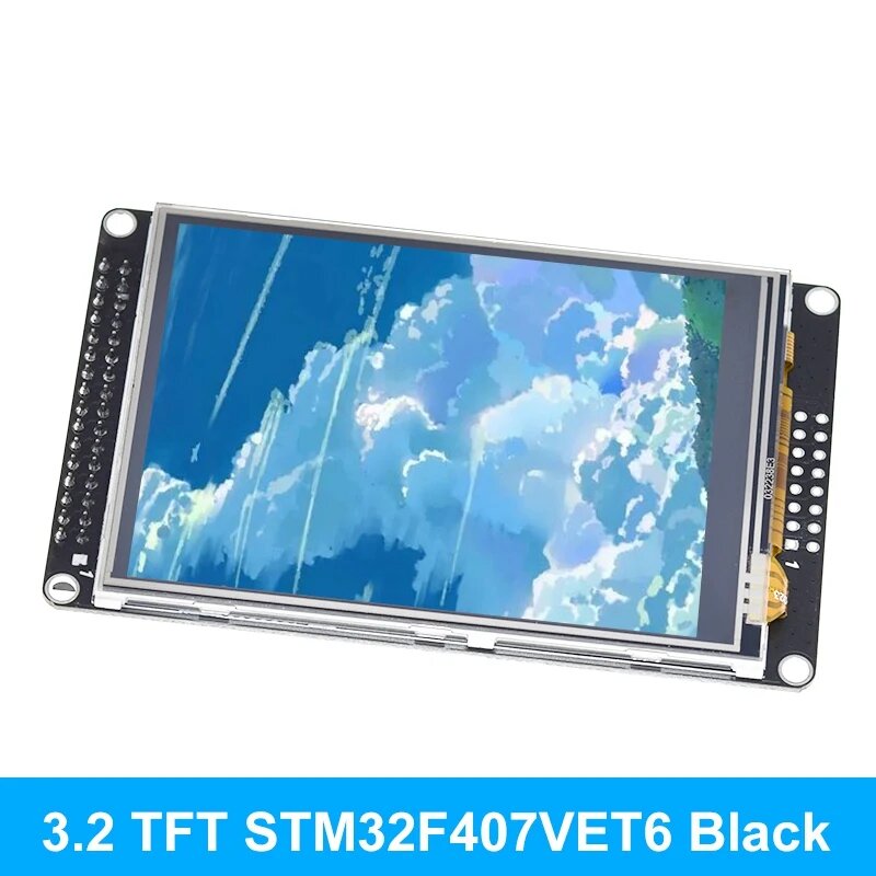 TZT STM32F407VET6 Макетная плата 3PCS, 3.2 inch LCD Black