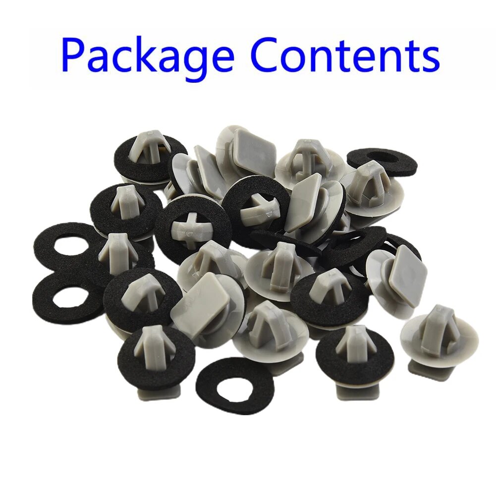 20 шт. нейлоновых клипс-фиксаторов для нижнего молдинга левой или правой передней двери Mazda CX-5 2013-2016 гг, внешние аксессуары для автомобилей и грузовиков