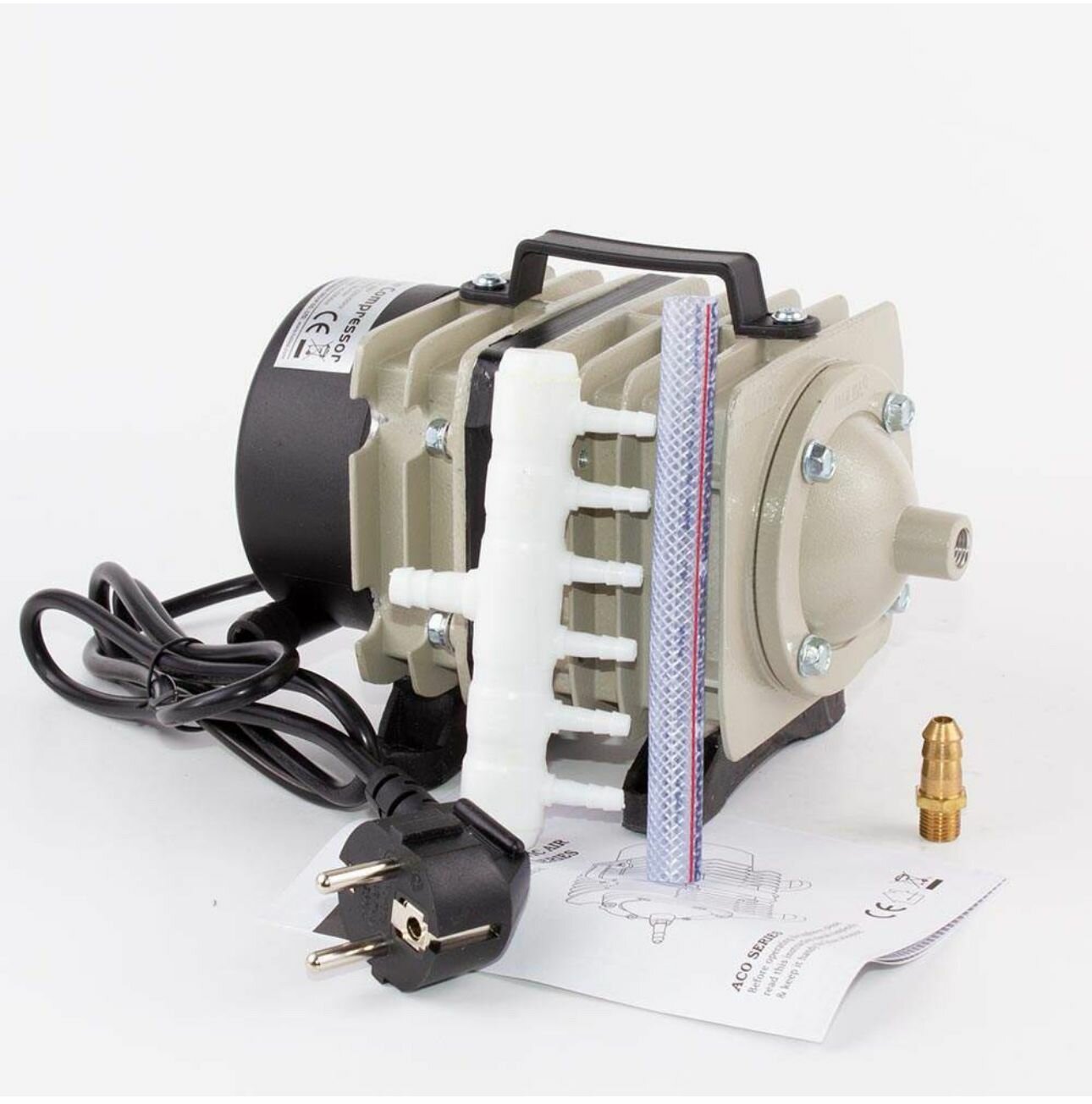 Компрессор поршневой HAILEA ACO-318. Компрессор для пруда, для УЗВ.