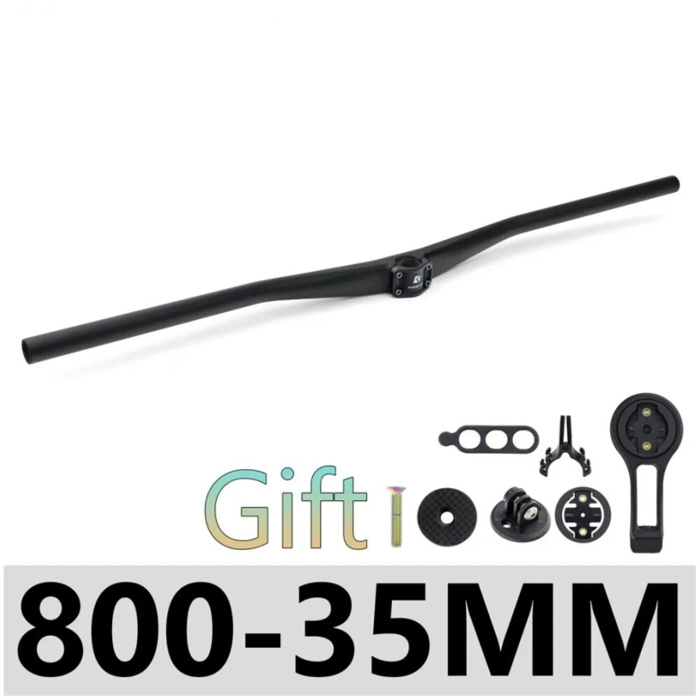 Интегрированный карбоновый руль MTB UD матовый 720/740/760/780/800 мм 800x35mm carbon bar