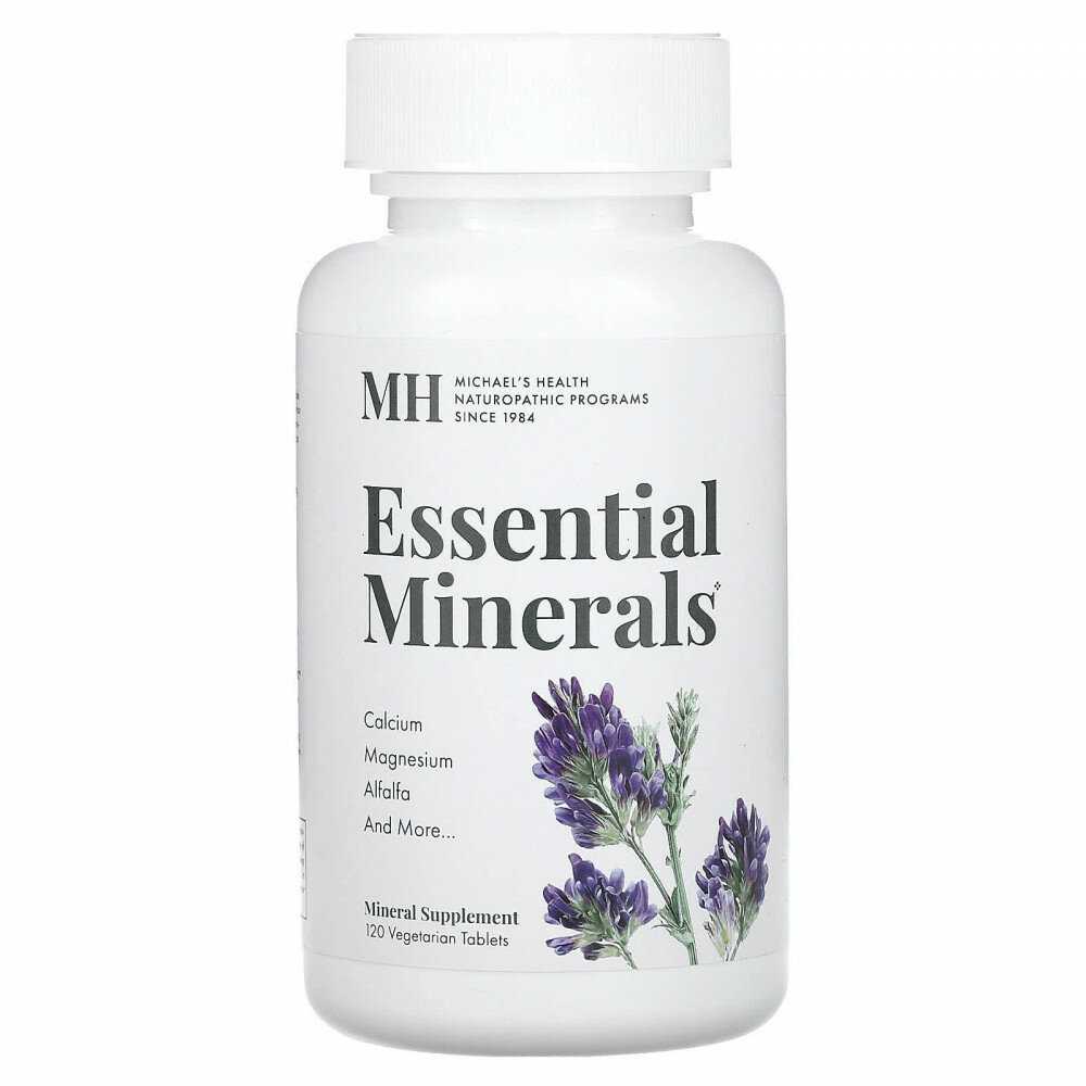 Michael's Health, Essential Minerals, 120 вегетарианских таблеток