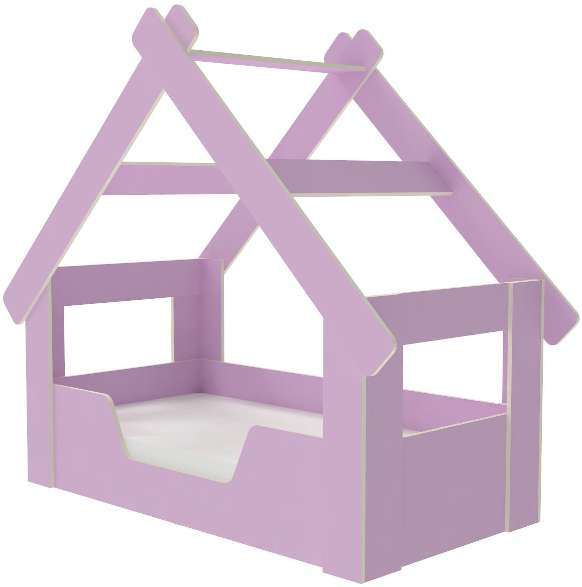 Кровать односпальная Домик Кариви 2 Ирис