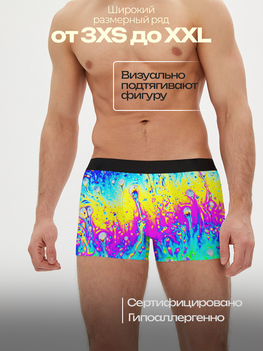 Трусы Разные неоновые принты