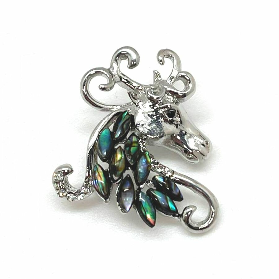 Брошь, ракушка, перламутр