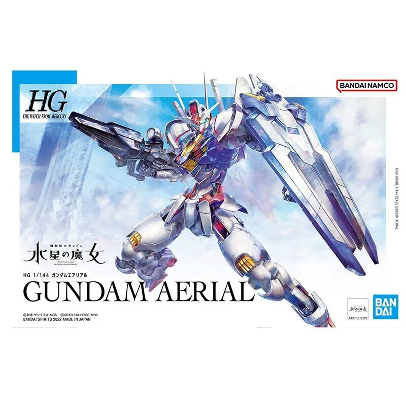 Bandai Gundam Aerial The Witch From Mercury Display Base HG Фигурка GUNDAM AERIAL
