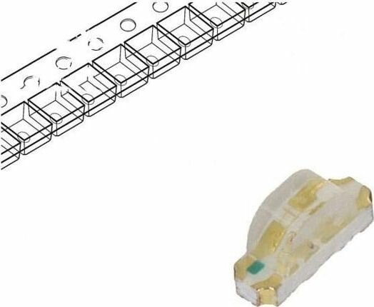 Светодиод REFOND RF-W2S118TS-A41 LED SMD 1204 RGB 3.2x1x1.48mm 140 град. 20mA 1 шт