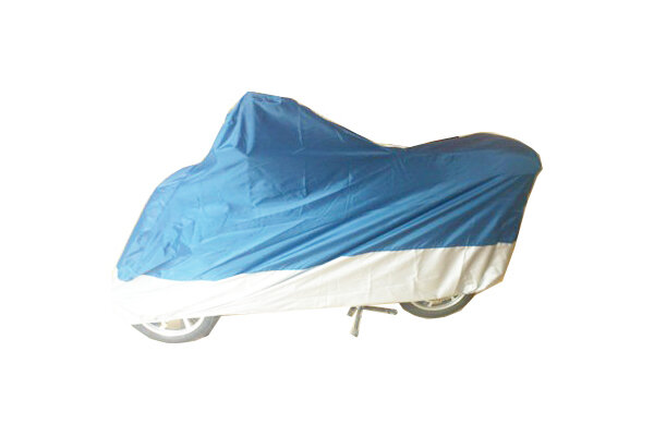 Чехол SAMEWAY 190T для мото 188*102*115 см, полиэстер, бело-синий