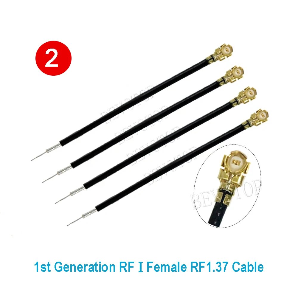 RF-переходник BEVOTOP U.FL-1 MHF4 на U.FL 2 шт.