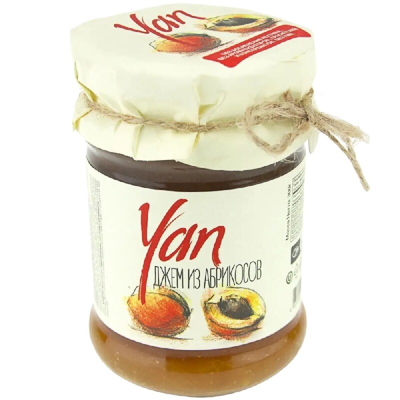 Джем YAN абрикосовый /стекло/ 300г