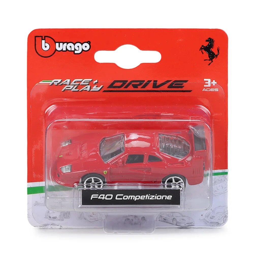 Bburago 1:64 металлическая модель Ferrari F40