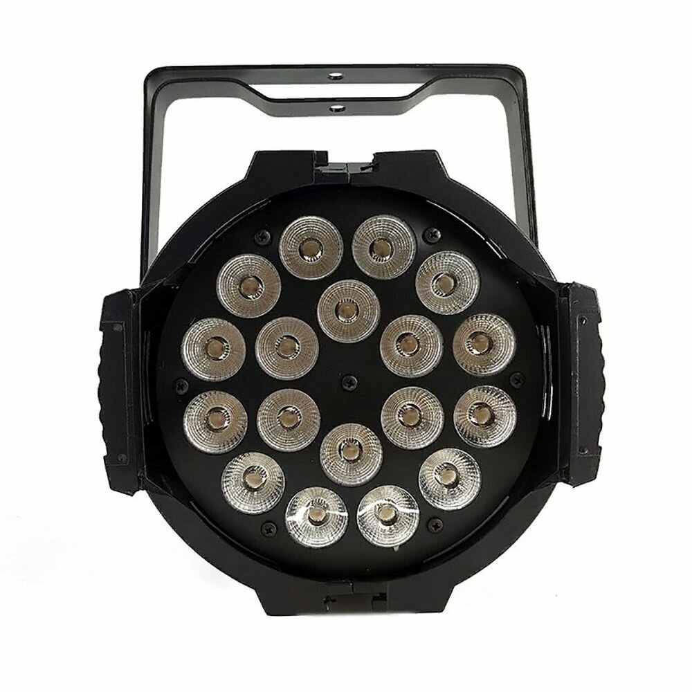 Светодиодный прожектор (колорченджер) Led Star PL-1810/4 Zoom 18 модулей RGBA 10Вт, зум 8-60 град, DMX512