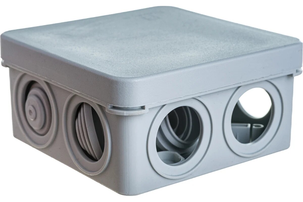 Промрукав Распределительная коробка безгалогенная HF 80х80х40 40-0210 для прокладки