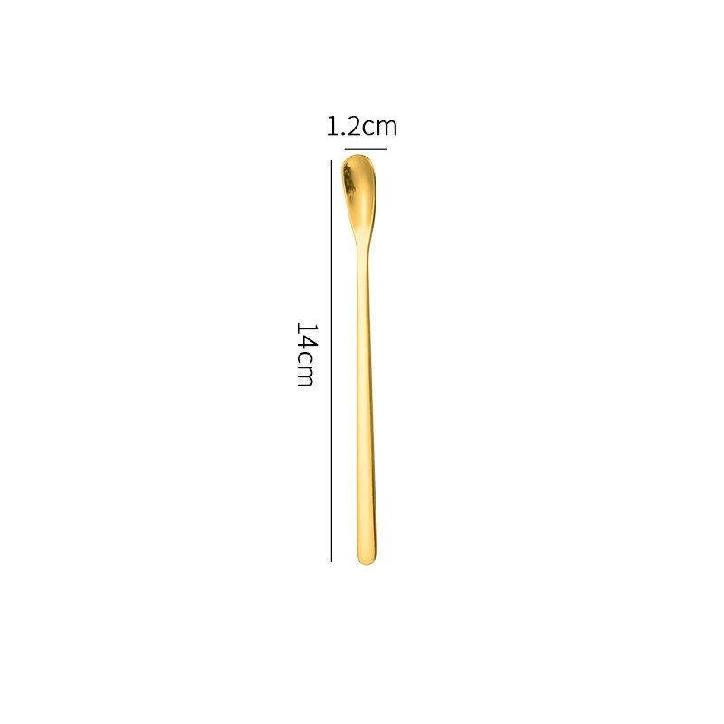 Мини ложка для кофе TPXCKz Gold 14cm