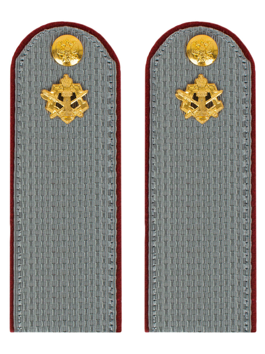 Погоны Фсин серые на рубашку картон (в сборе) звание Рядовой