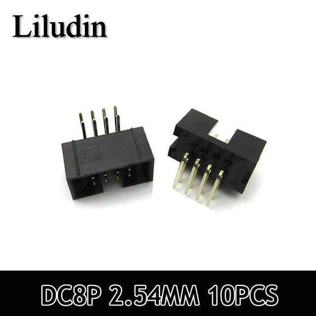 Клеммный блок DC8P 2.54мм Liludin 10шт.