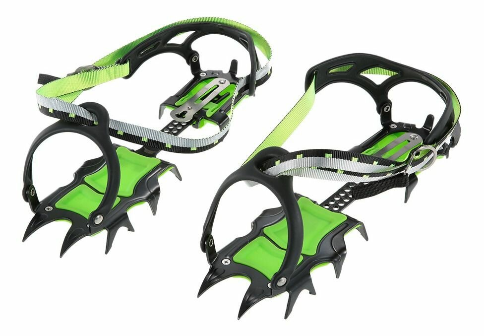 Ледовые когти Pinz для скалолазания, марганцевая сталь, 14 остриев