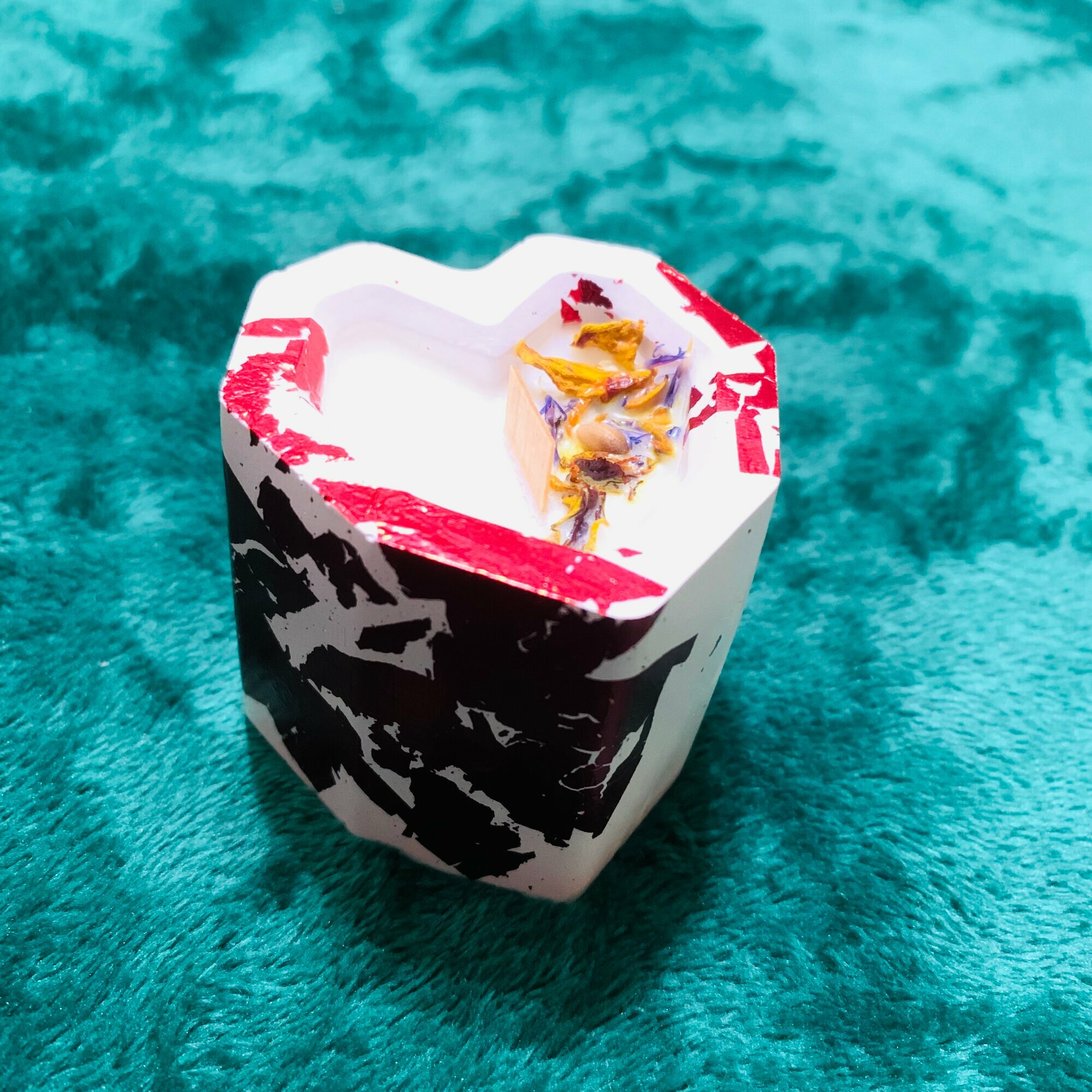 Свеча ароматическая "Шоколад и кокос", кокосовый воск, фигурная, 2 шт