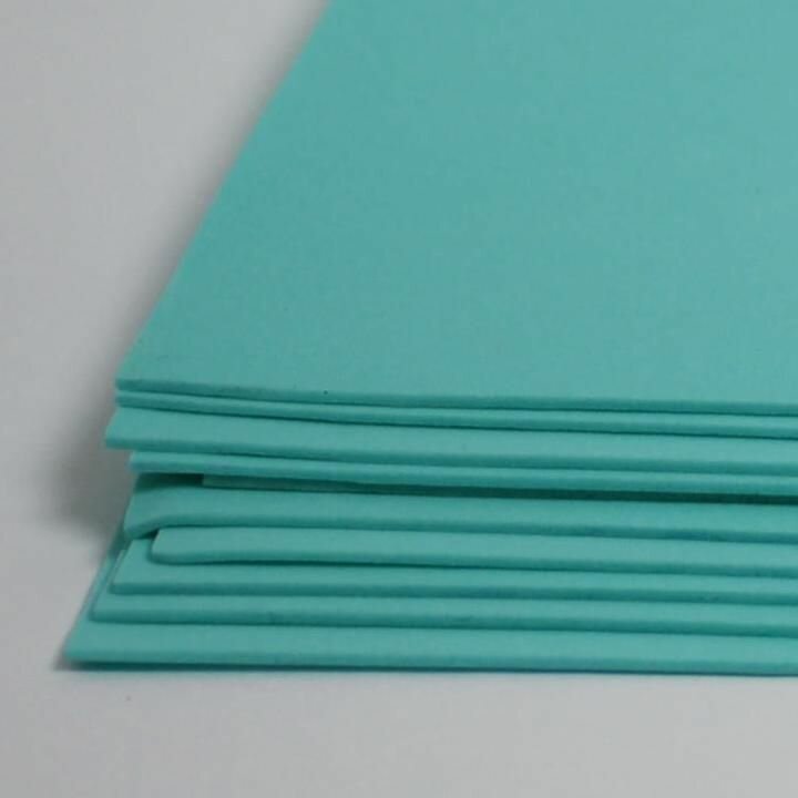 Фоамиран для рукоделия Crystal Art аквамарин, иранский, 15х20 см, 10 шт