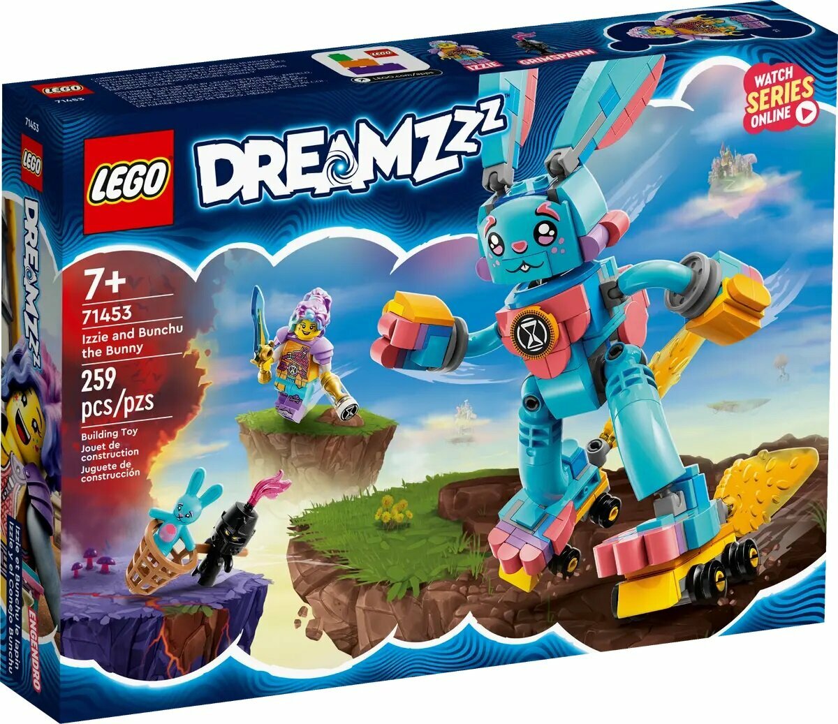 Конструктор LEGO DREAMZzz 71453 Иззи и кролик Банчу, 259 дет.