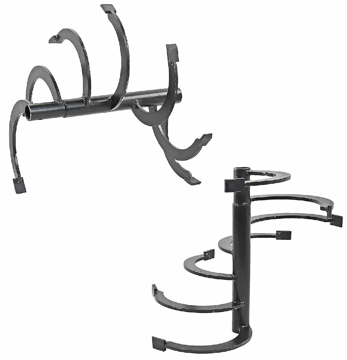 Фрезы спиральные D-30 мм, 470/400 мм, 7 зубов для мотоблока Нева, Forza, Луч, Ока, Каскад / 01.02.17